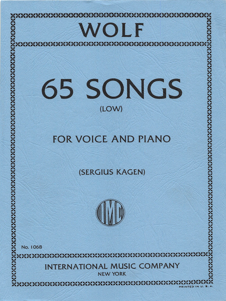 Wolf Songs (Int - L Low) | PDF