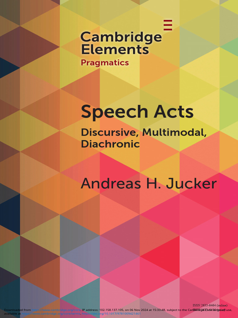 speech-acts | PDF | Linguistics | Human Communication