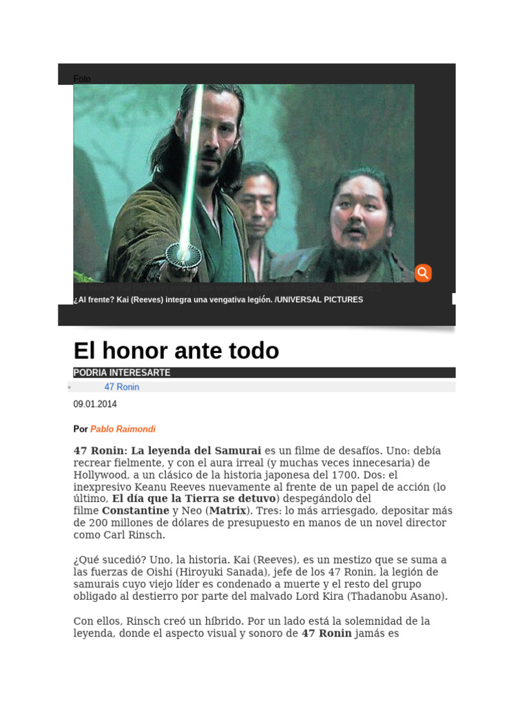 47 Ronin | PDF | Guerreros japoneses