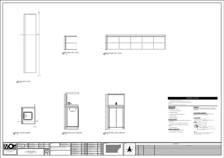 Mcg-Proy-091 - Ar-13 - Cuarto Piso - Detalles de Mobiliario | PDF | Home | Decorative Arts
