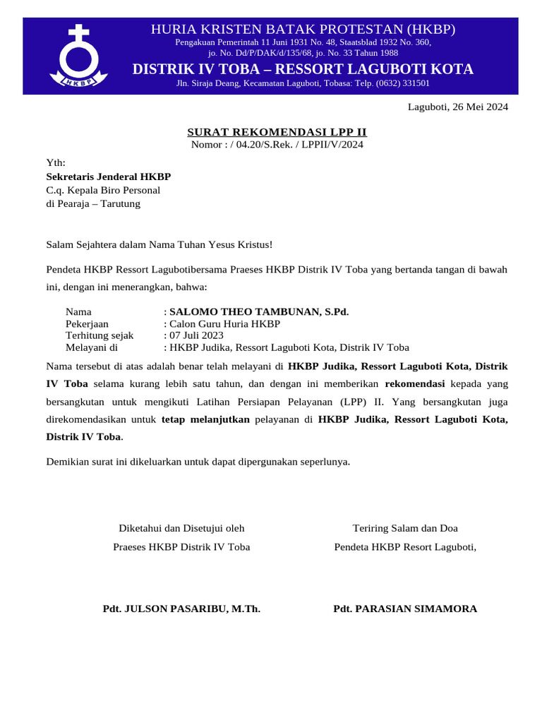 Rekomendasi LPP II | PDF