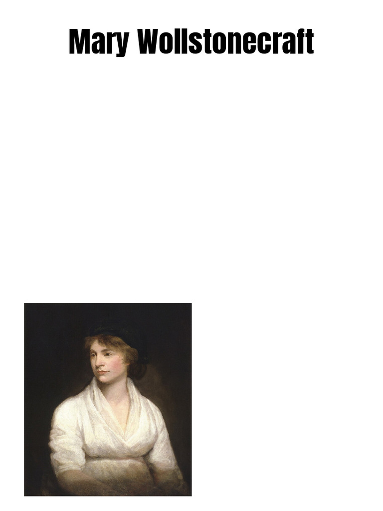 Mary Wollstonecraft | PDF