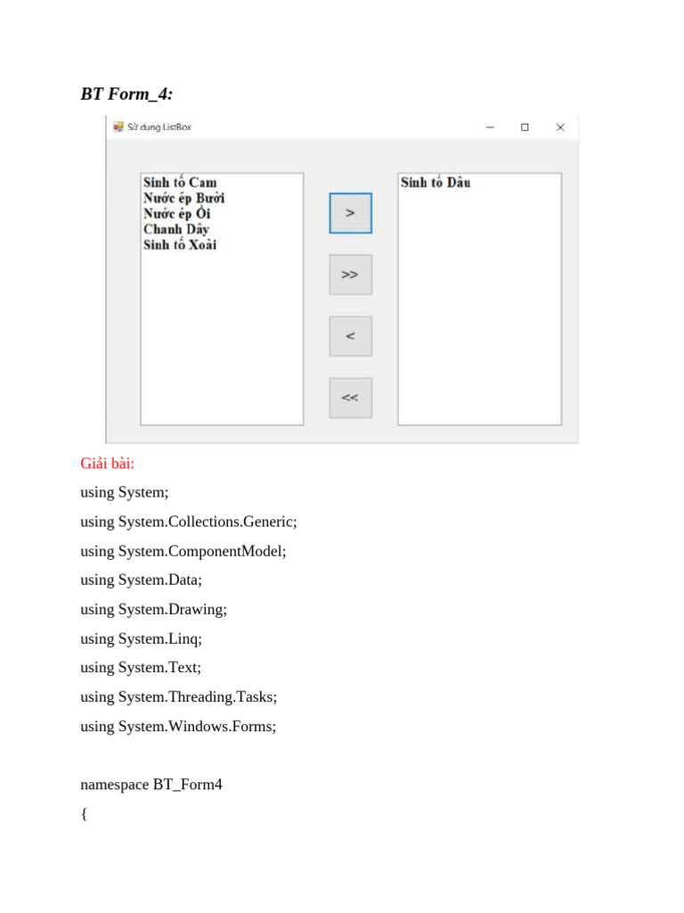 Ôn Tập LTW 2 | PDF | Parameter (Computer Programming) | Language Integrated Query