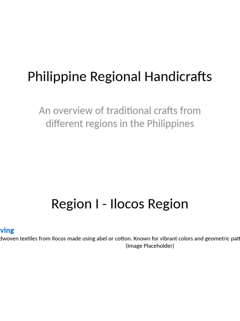 Filipino Nito Craft Traditions | PDF | Weaving | Textiles