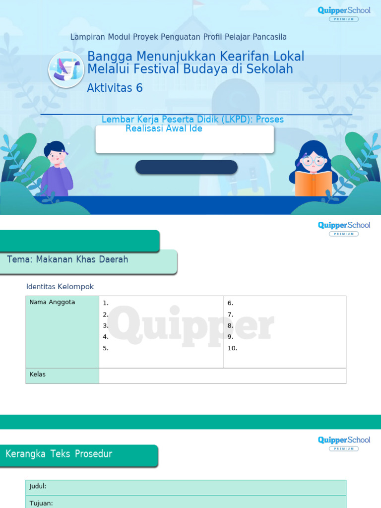 Aktivitas 6. Lembar Kerja Peserta Didik | PDF
