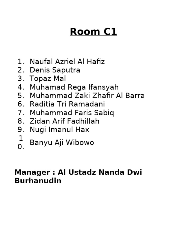 Room C1 | PDF