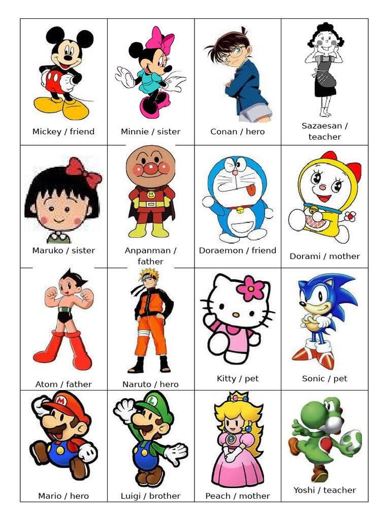 JHS Textbook Game IntroducingCharacters02 Joeys | PDF