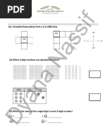Grade 3 Cambridge Math Past Paper | PDF