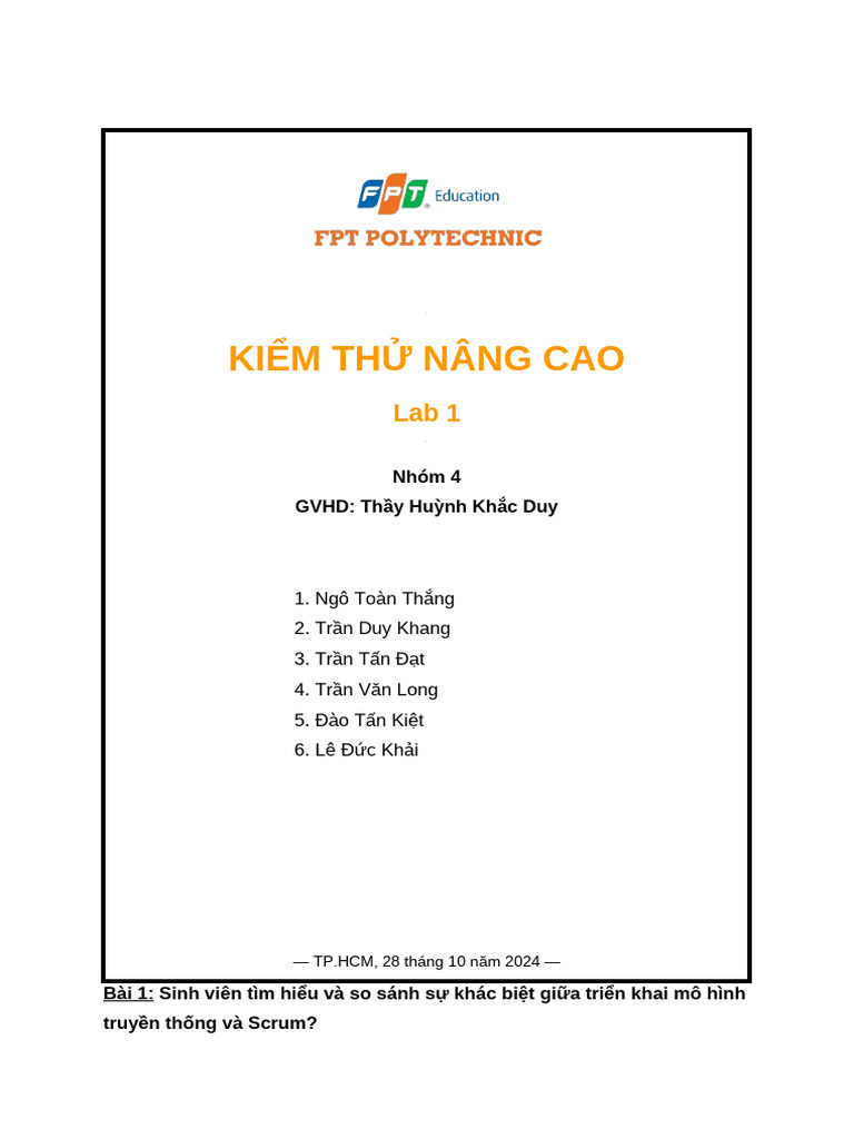 PS37427-Ngô Toàn Thắng-Lab1 | PDF
