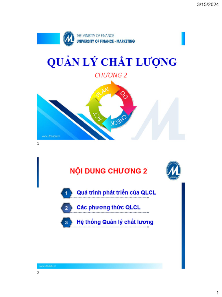 QTCL Chuong 2 Quan Ly | PDF