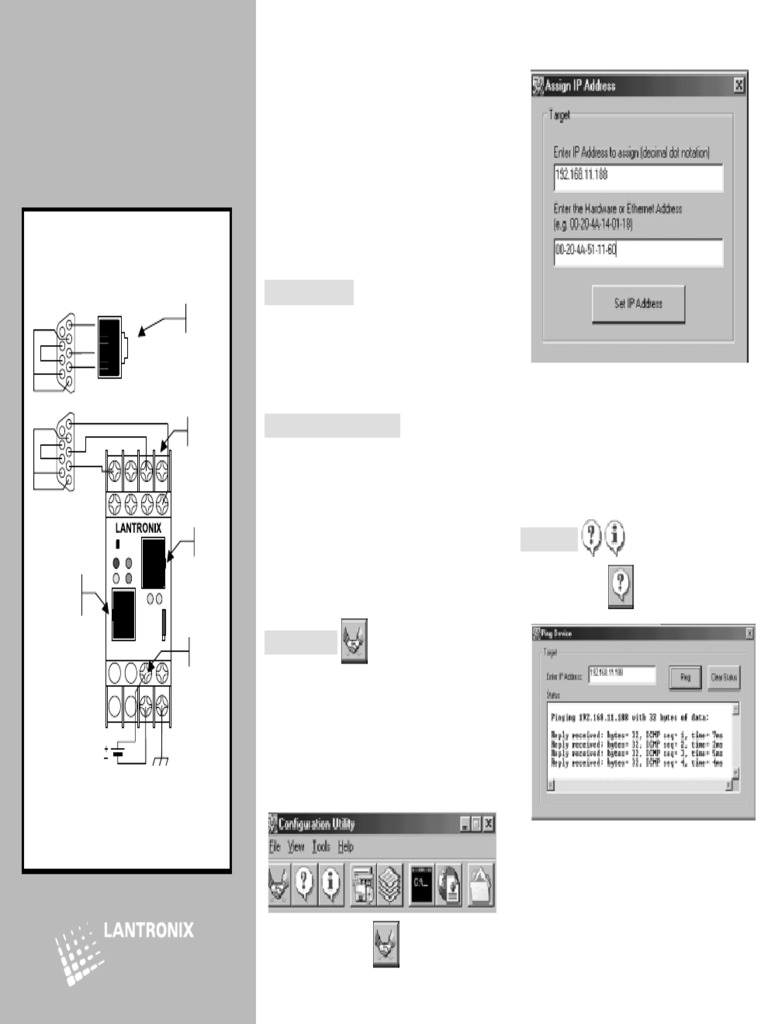 Lantronix Cobox-Dr1-Iap Qs | PDF | Computer Network | Computing