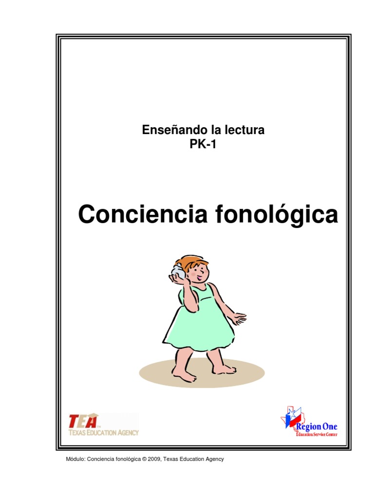 Conciencia Fonológica | PDF | Syllable | Phoneme