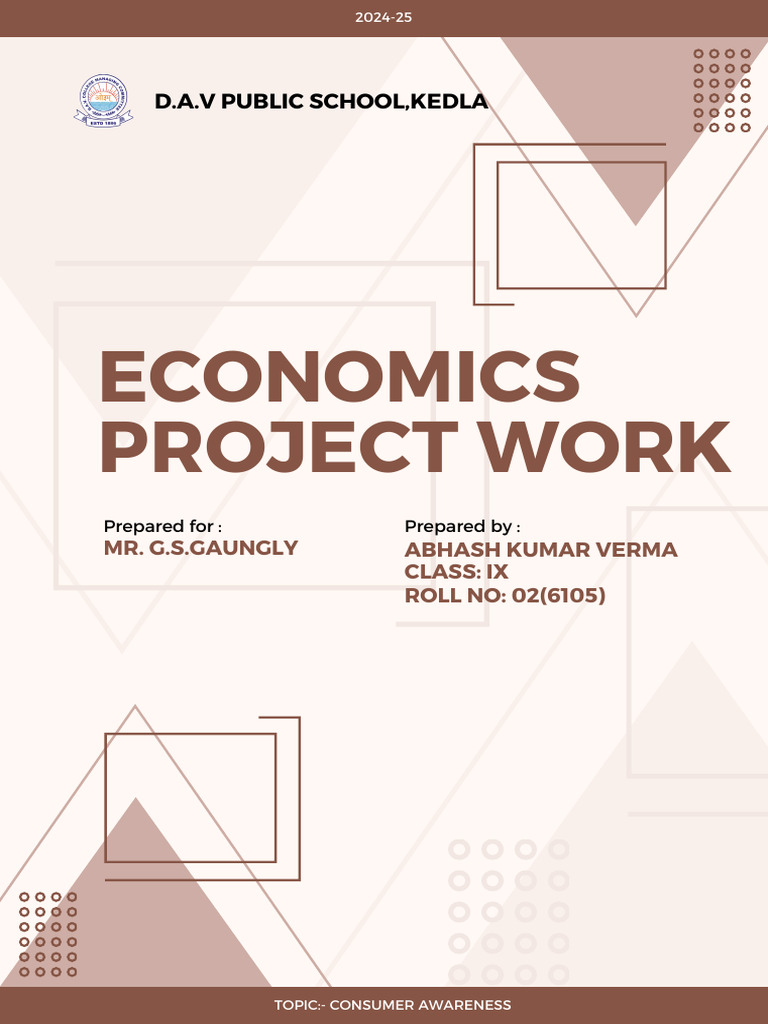 Consumer Awareness Project - Class IX | PDF