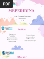 Información sobre la Meperidina | PDF | Analgésico | Naloxona