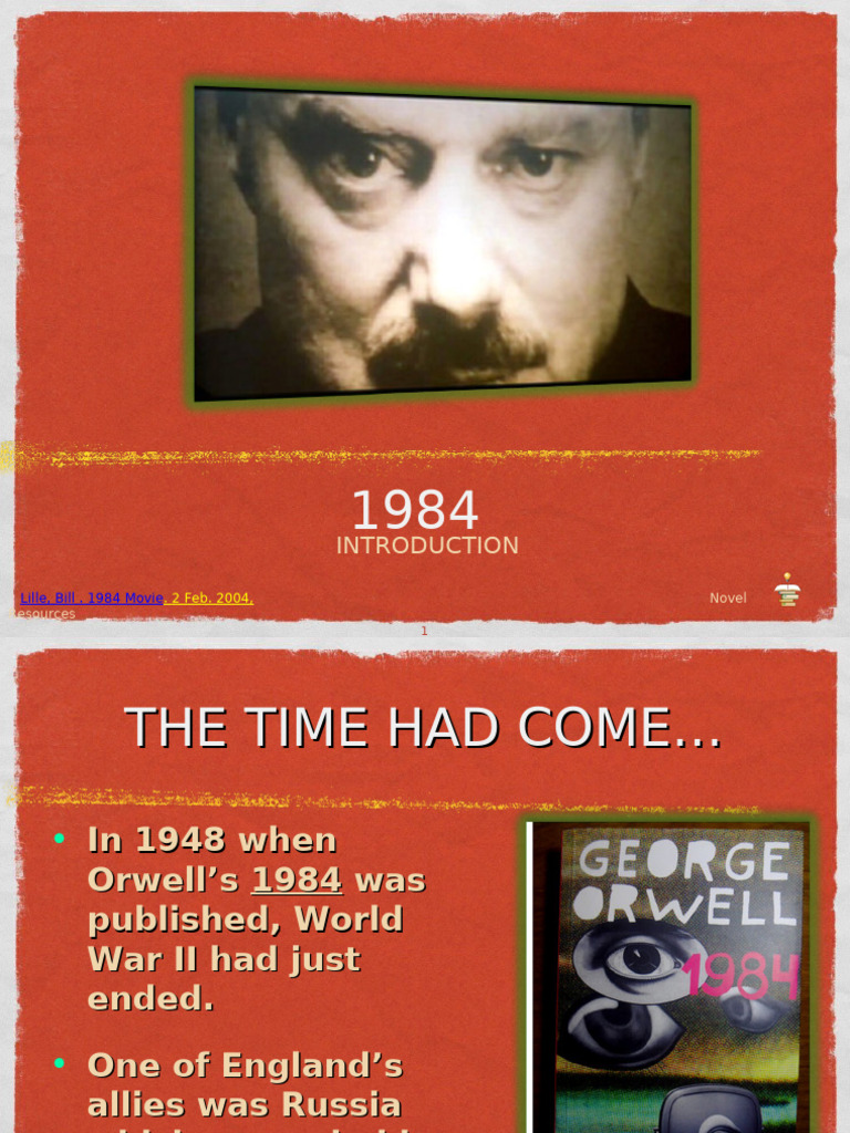 Lille, Bill - 1984 Movie: Novel Resources | PDF | Fascism | Dictator