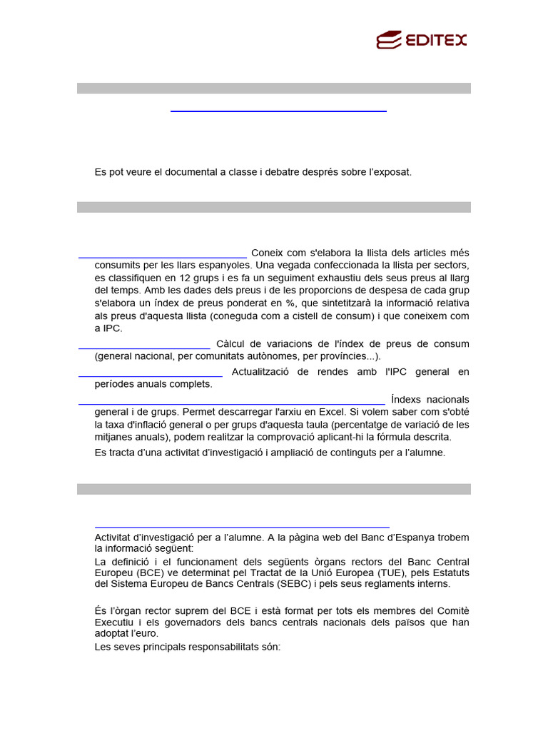 Oper Aux Gest Tresoreria-Solucionari CAT UD1 PDF | PDF