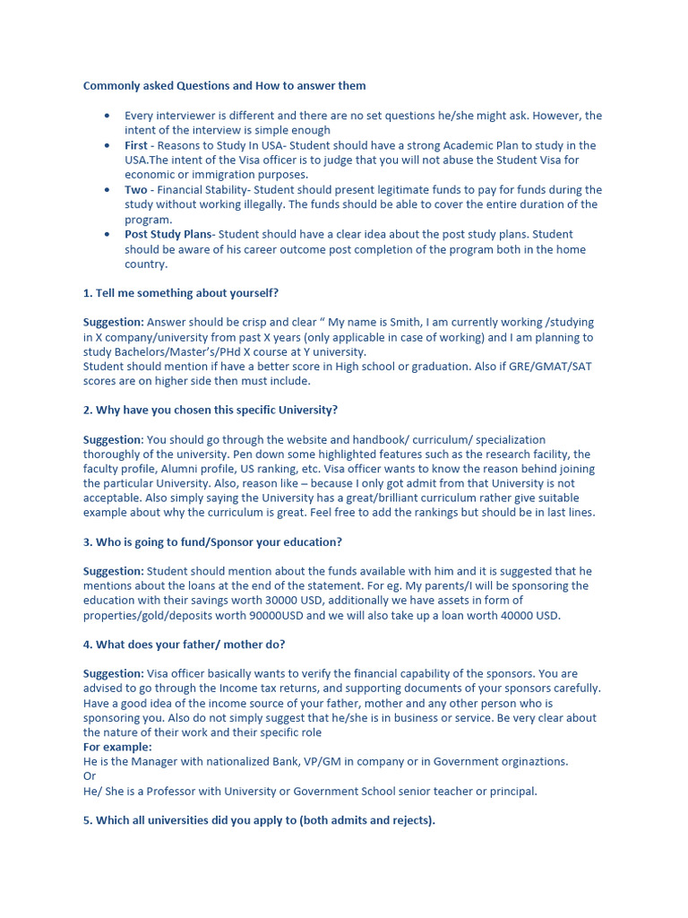 New Interview Guidelines | PDF | University