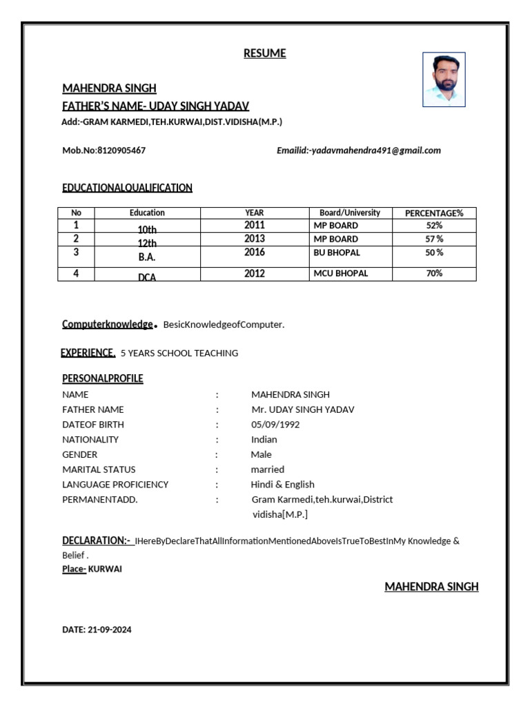 Kuldeep Resume | PDF