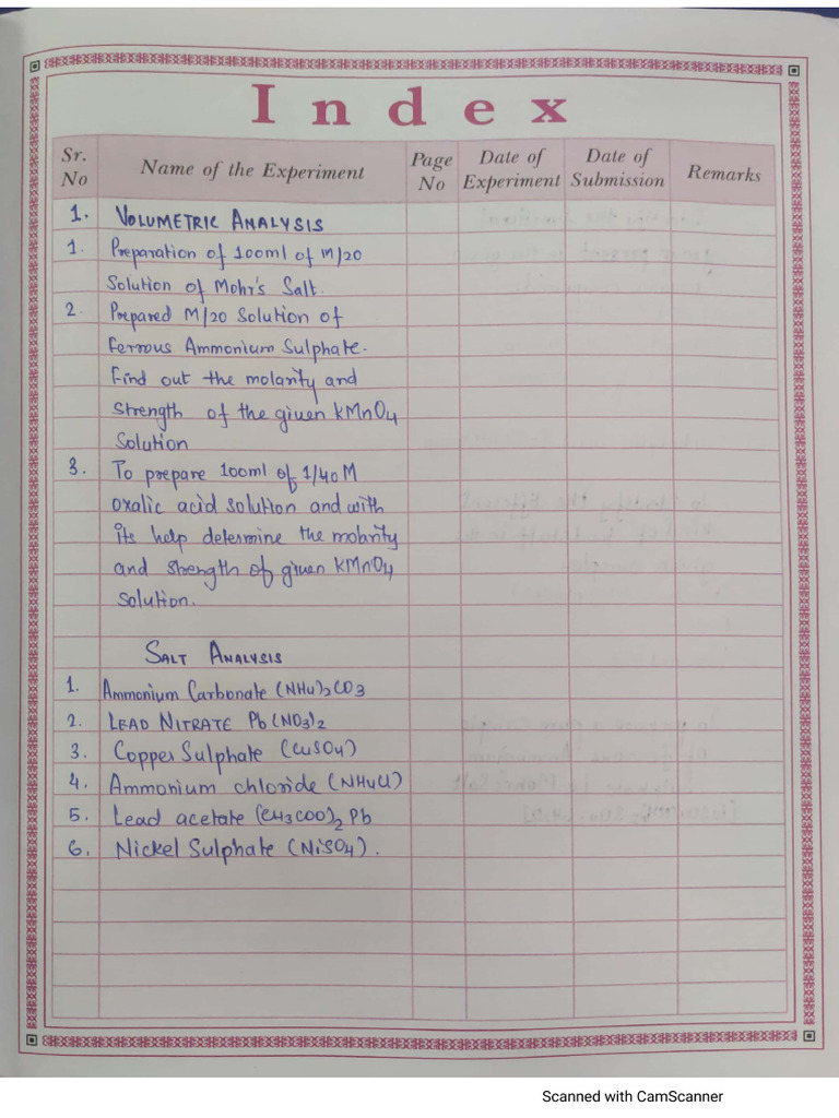 CBSE Chemistry Journal | PDF