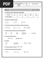 Exercices d'équations et inéquations 3AC | PDF | Formes géométriques ...