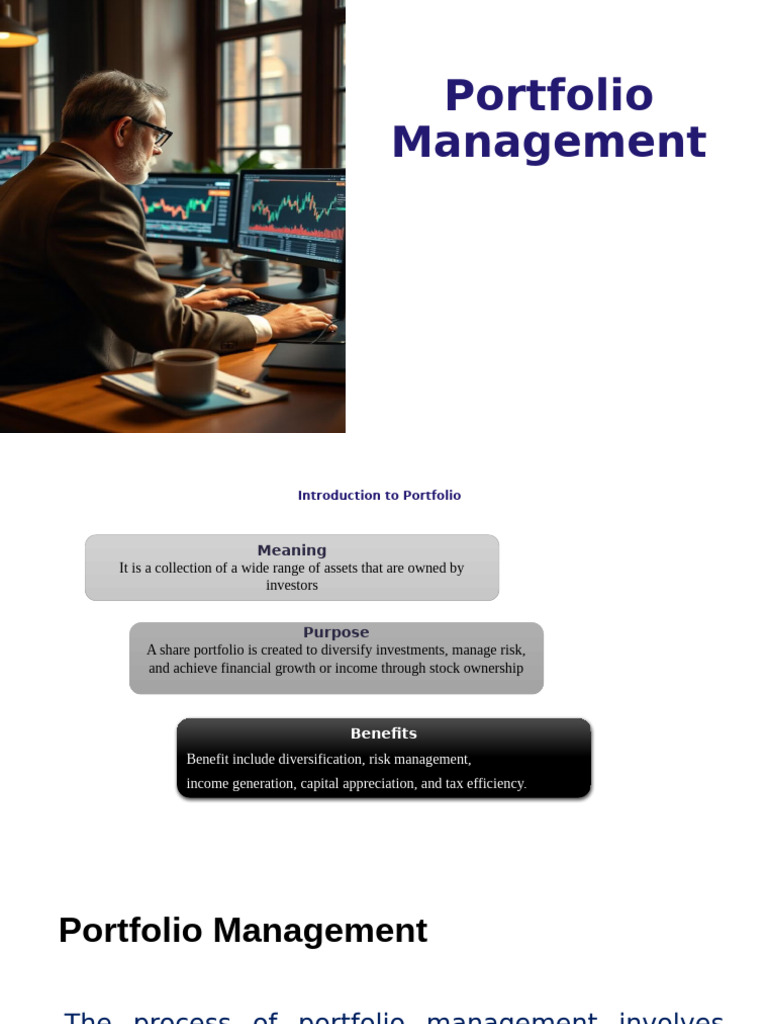 Overview of Portfolio Management | PDF | Finance & Money Management
