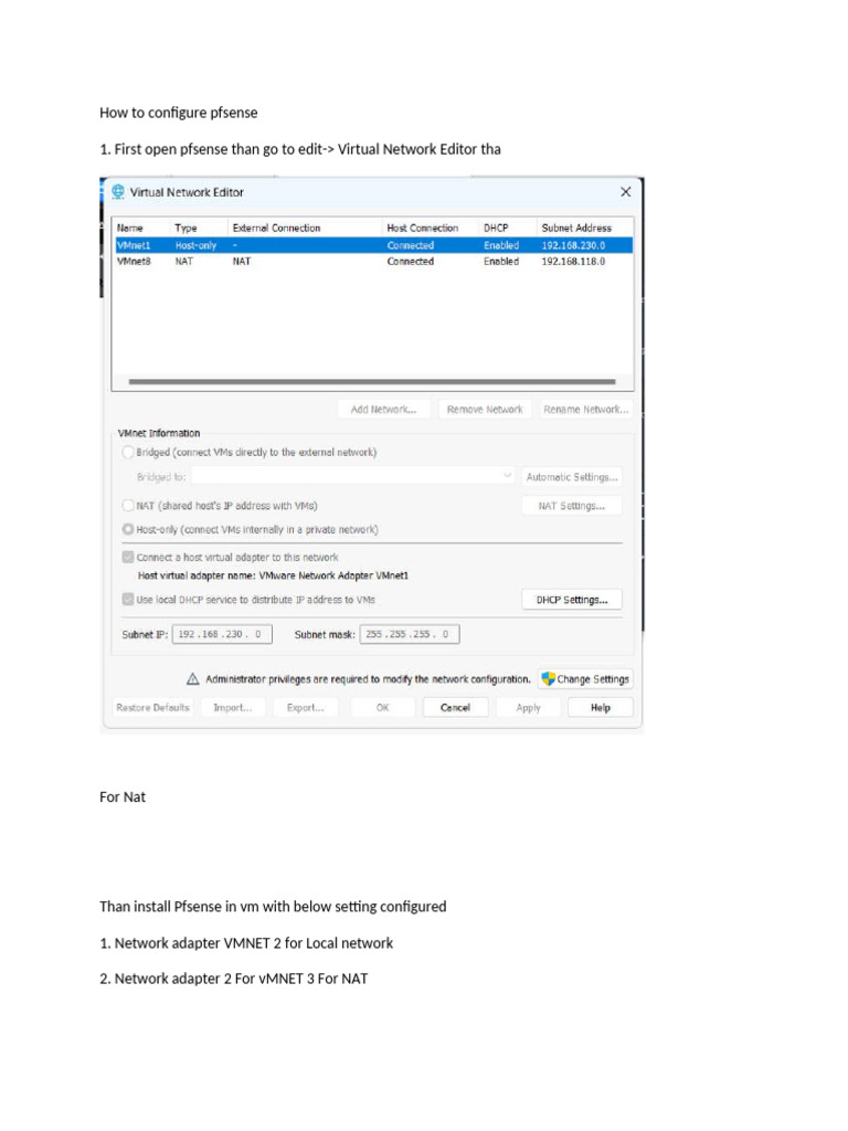 How to configure pfsense | PDF