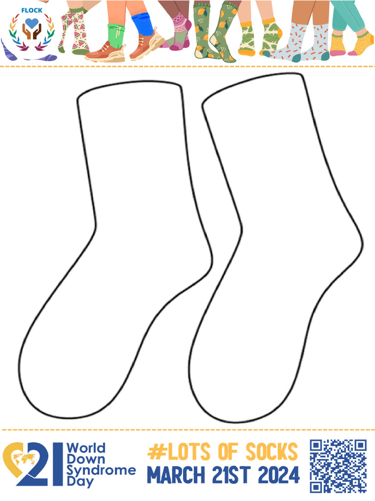 Lots of Socks - Drawing To Color | PDF