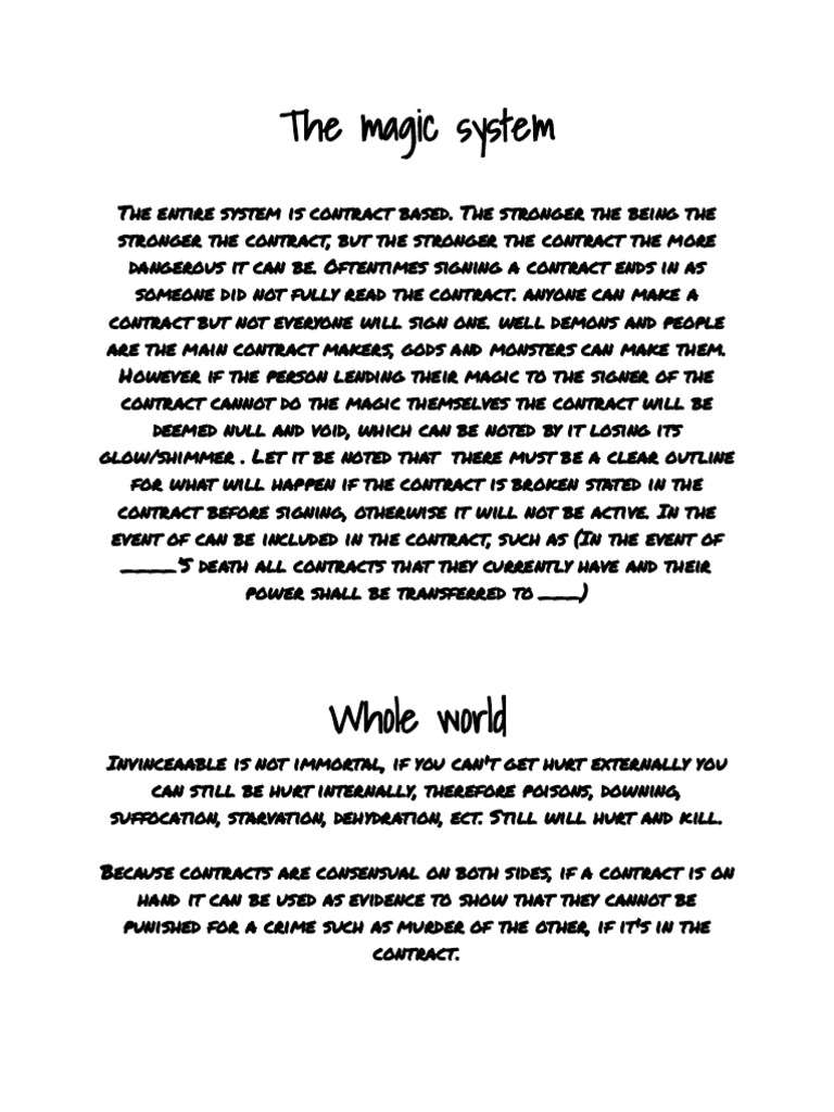 Selcron, Rules To Magic | PDF | Law