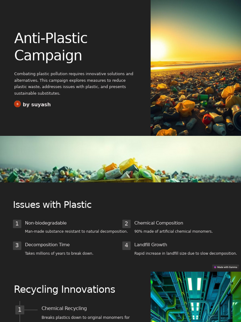 Anti Plastic Campaign | PDF