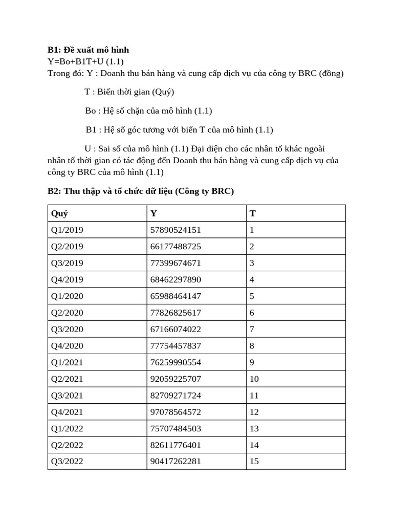 MÔ HÌNH BẬC 1 BRC | PDF