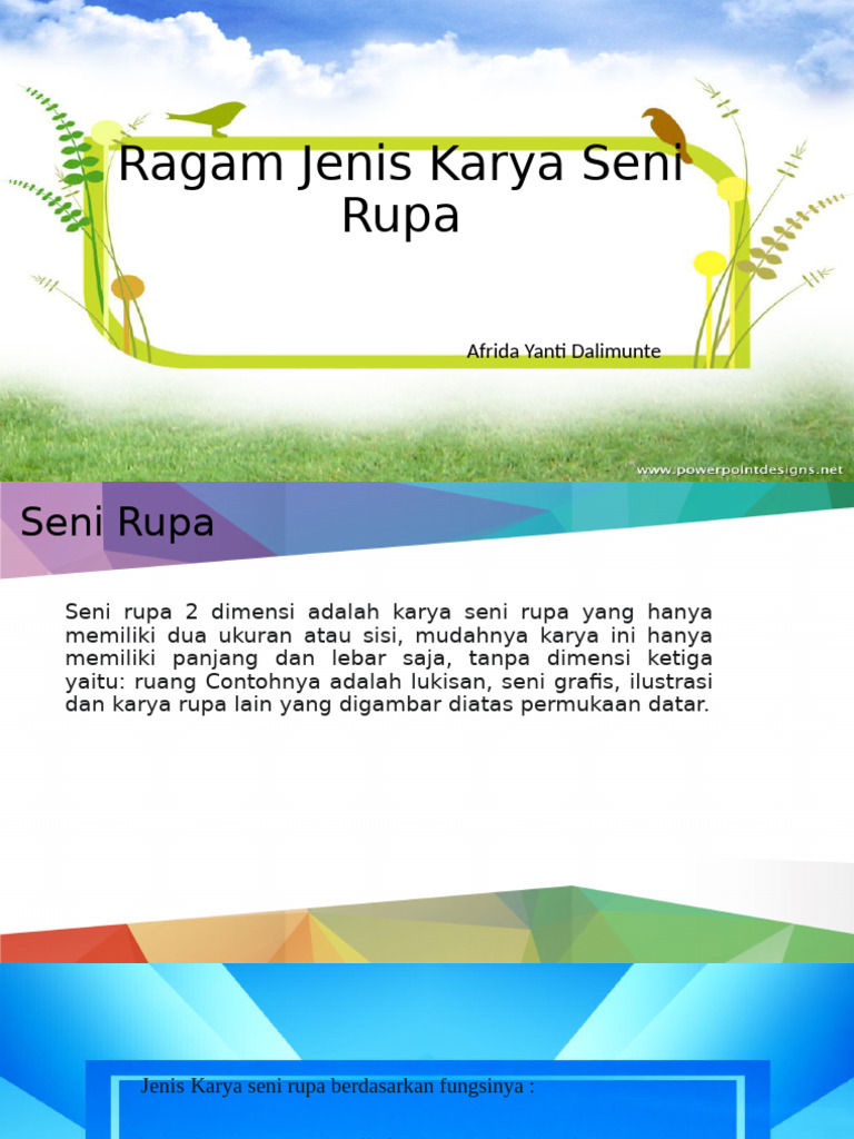 Ragam Jenis Karya Seni Rupa | PDF | Seni
