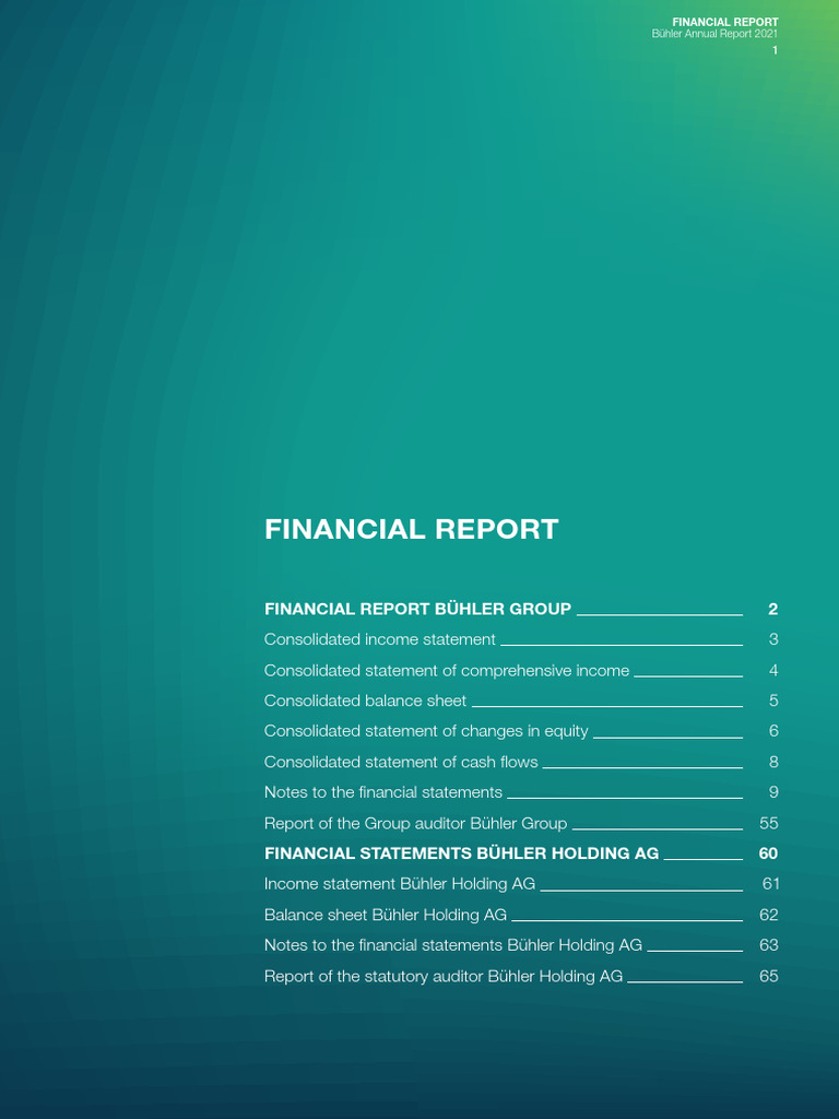 AR2021 04 Financial Report | PDF | Income Statement | Financial Statement