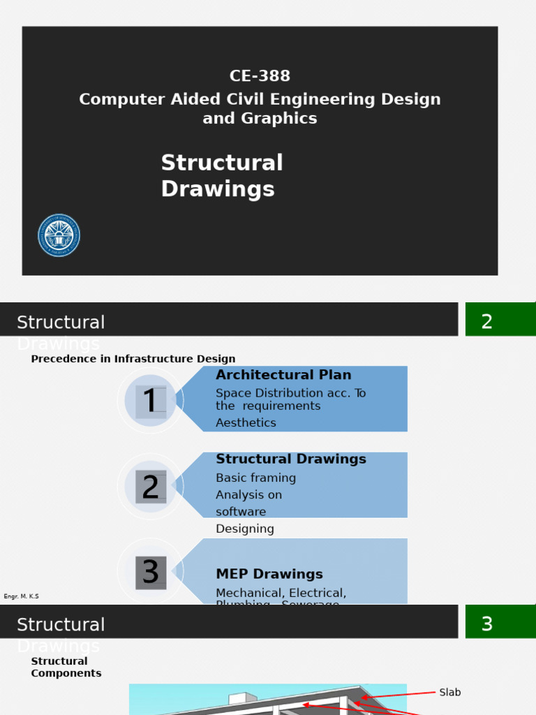 Lecture 7 - Structural Drawings 2 | PDF | Structural Engineering | Building Technology