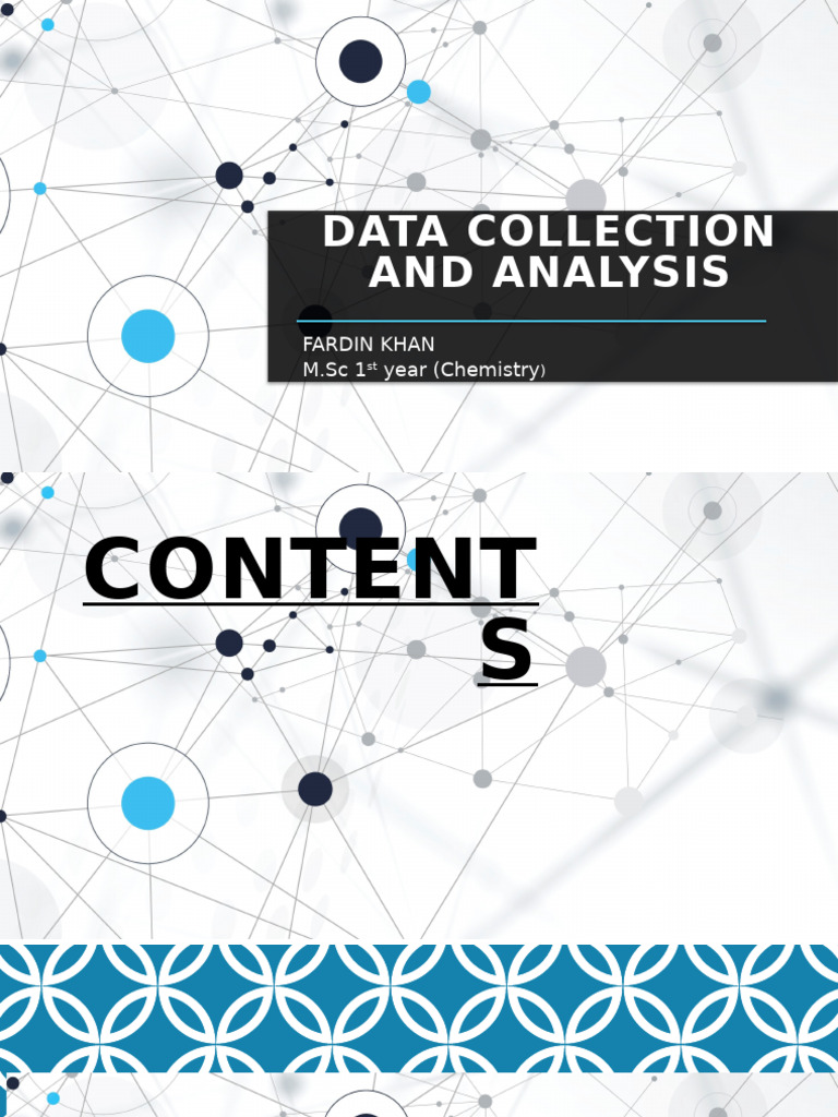 Presentation On Data Collection and Analysis | PDF | Science & Mathematics | Technology ...