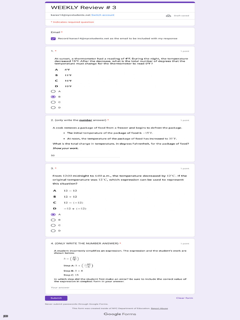 Weekly Review # 3 | PDF