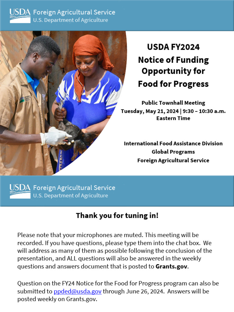 FY2024 FFPR Public Meeting Presentation | PDF | United States ...