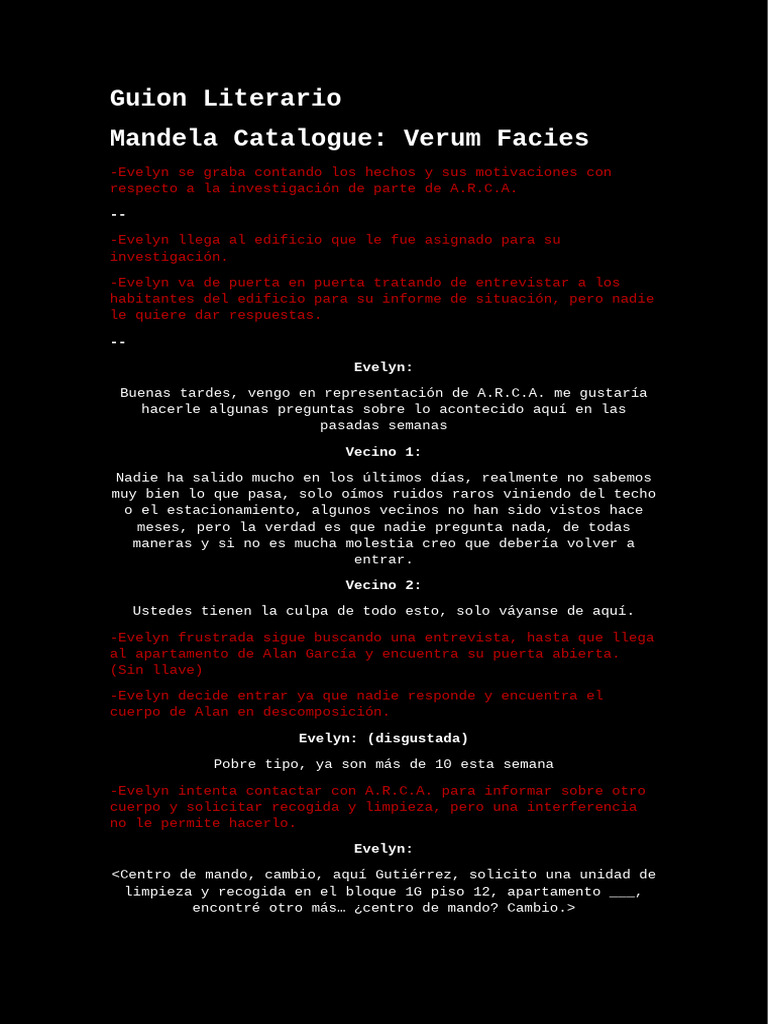 Guion Literario Guia | PDF