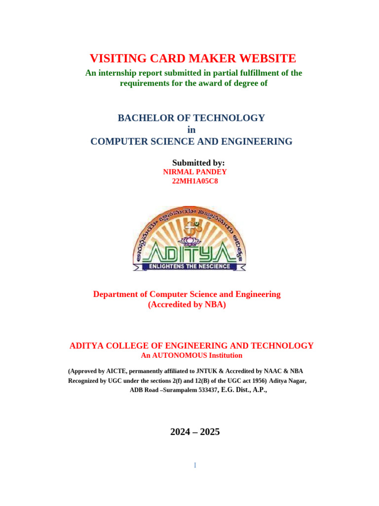 22MH1A05C8 | PDF | Web Development | World Wide Web