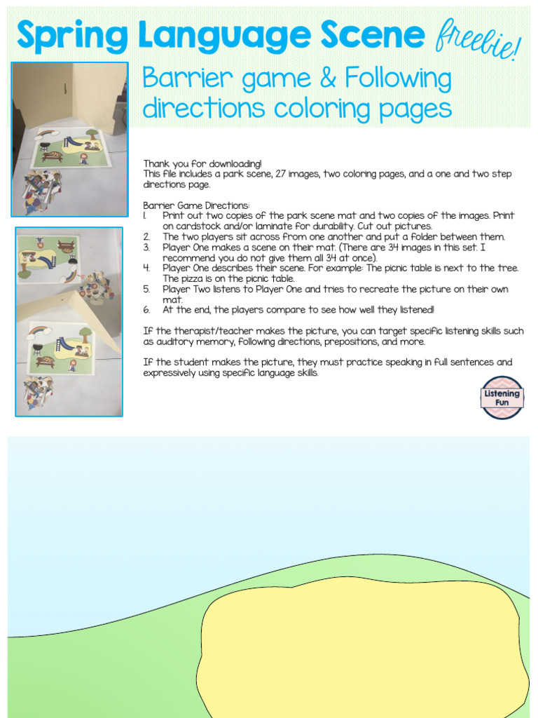 Spring Language Scenes | PDF