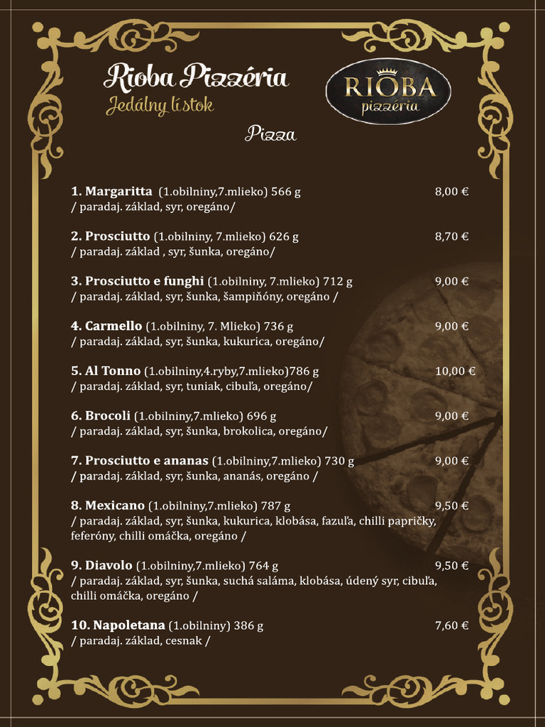 Jedalny Listok | PDF