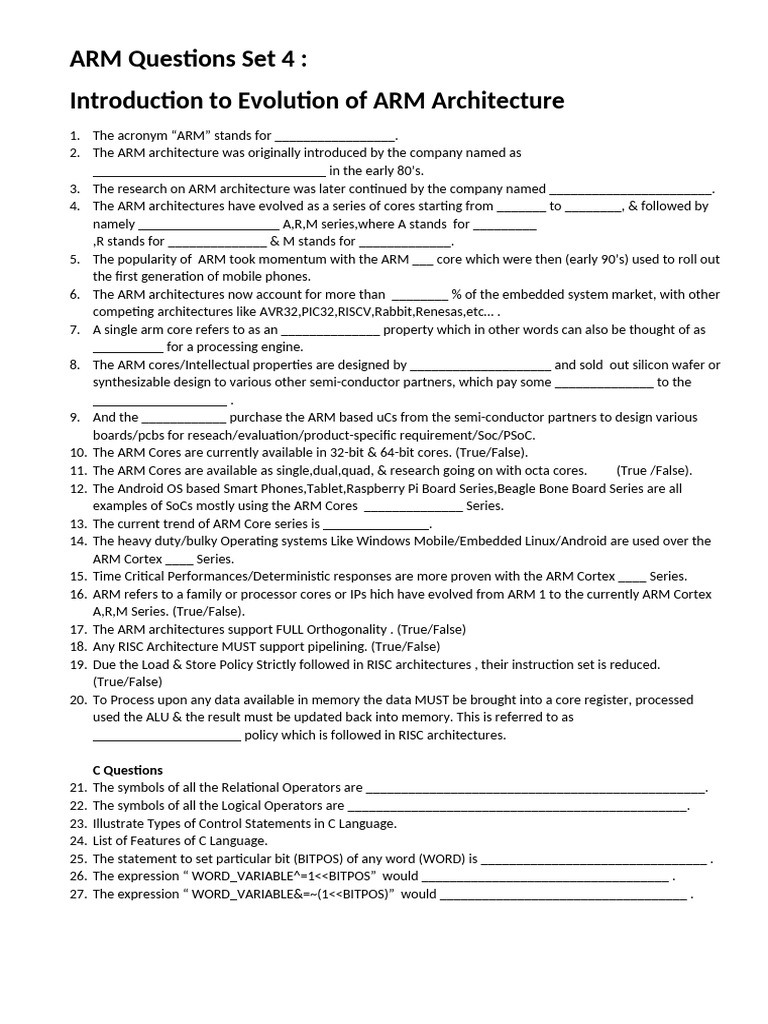 3_Introduction to ARM Evolution | PDF | Integrated Circuit | Computer Architecture