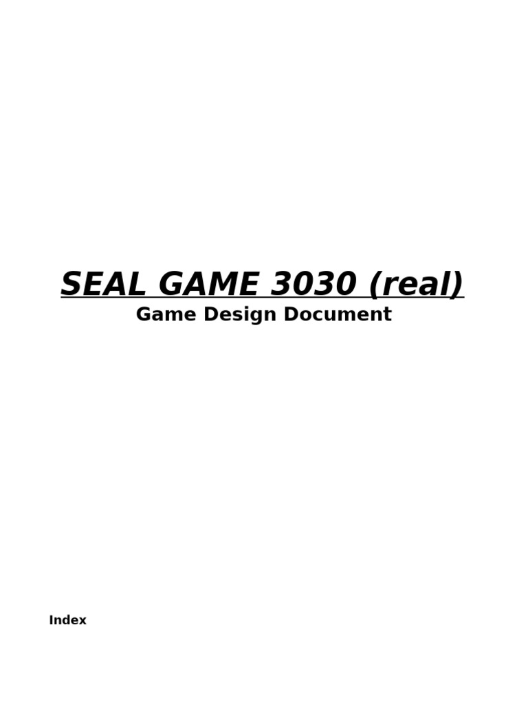 Game Design Document | PDF | Games & Activities | History