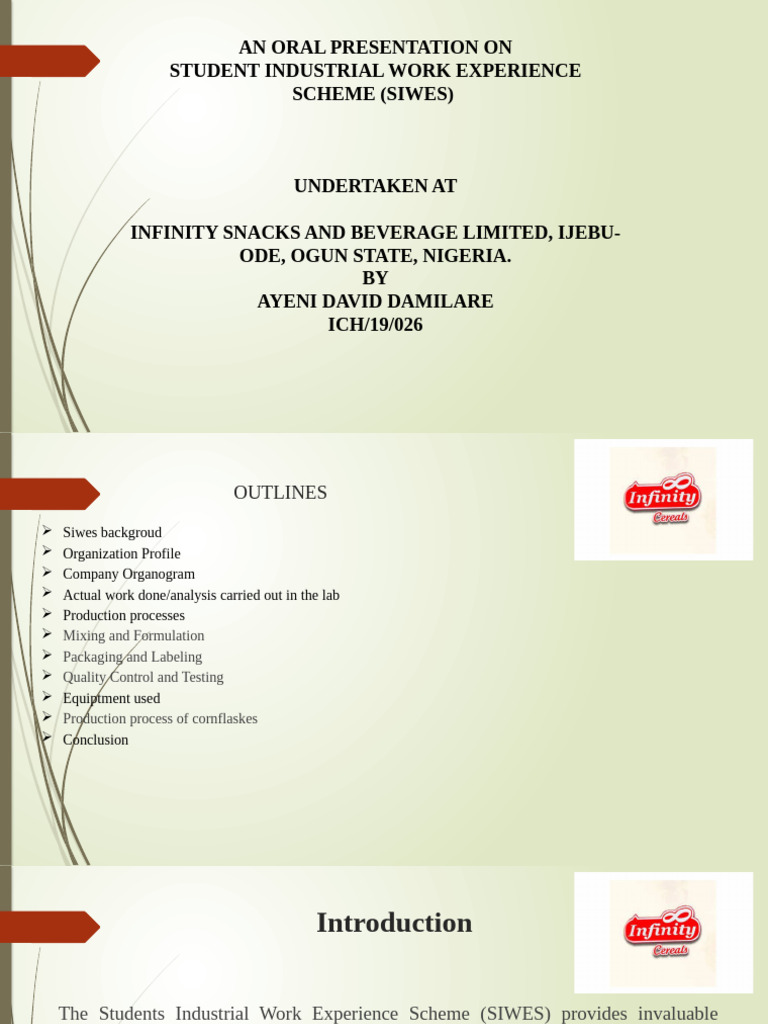 Ayeni David Slide Corrected 6 | PDF | Cooking | Baking