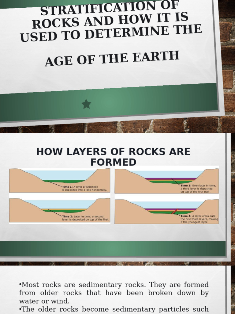 Stratification of Rocks and How It Is Used | PDF | Rock (Geology) | Geology