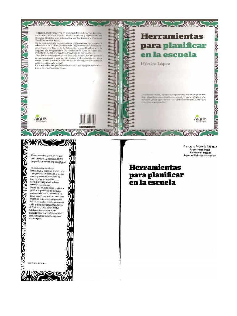Herramientas para Planificar en La Escuela | PDF