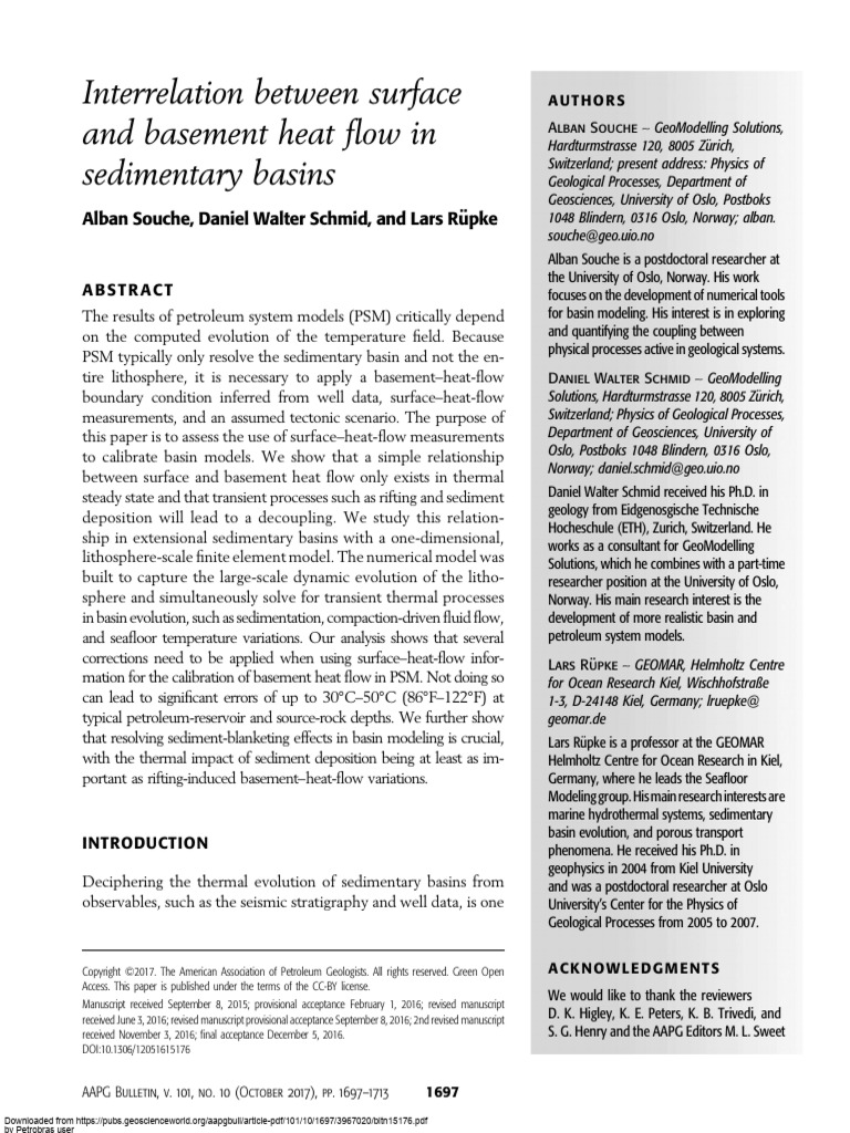A. Souche D. W. Schmid & L. Rupke 2017. Interrelation Between Surface ...