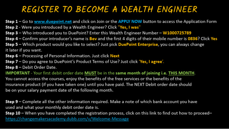 Registration Process Bev | PDF