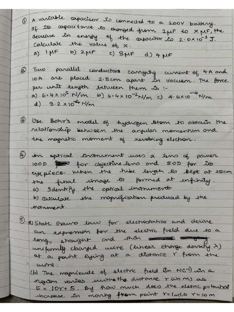 November Class 12th Day 7 Secret Assignment | PDF