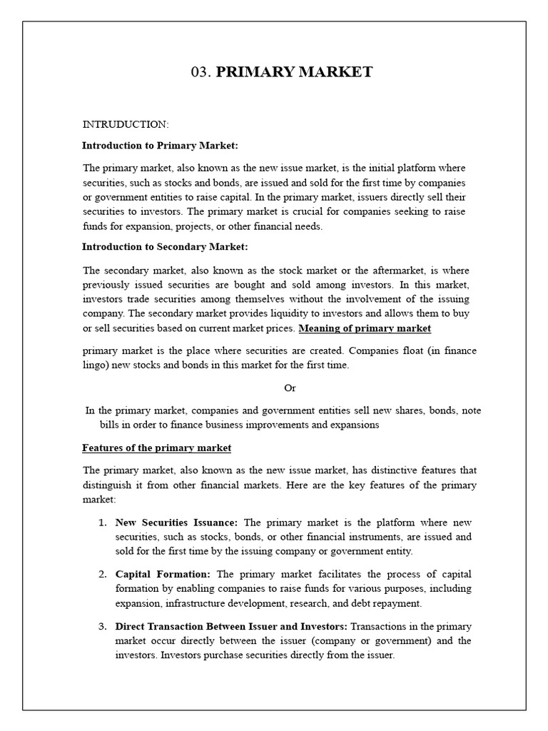 03 Fim | PDF | Securities (Finance) | Initial Public Offering