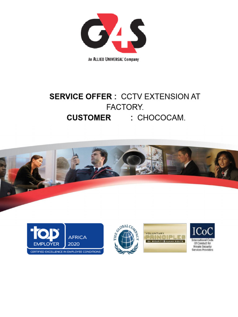 Quotation Chococam For CCTV Extension Factory | PDF